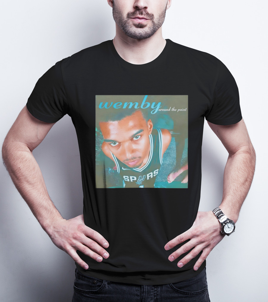 Wemby Around The Paint Victor Wembanyama San Antonio Spurs Basketball Fiesta 2026 T-Shirt