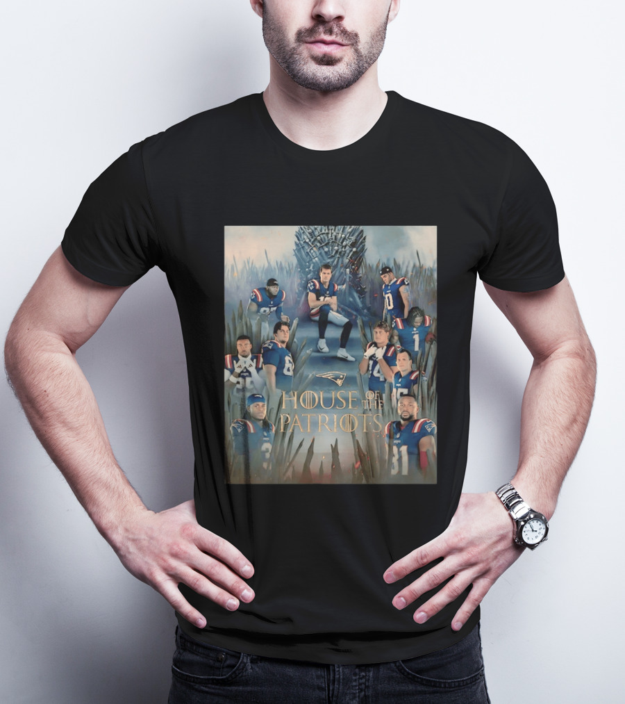 New England Patriots House Of The Dragon Crossover House Of The Patriots T-Shirt