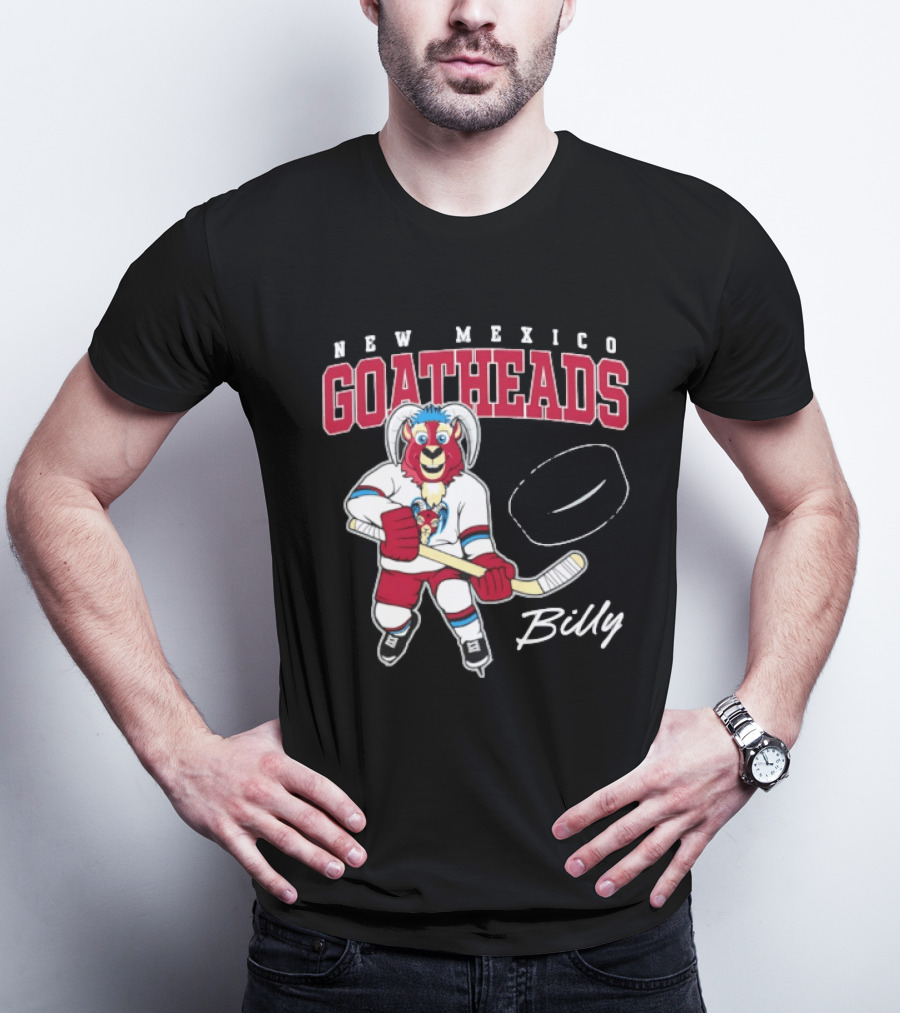 New Mexico Goatheads Billy Hockey T-Shirt