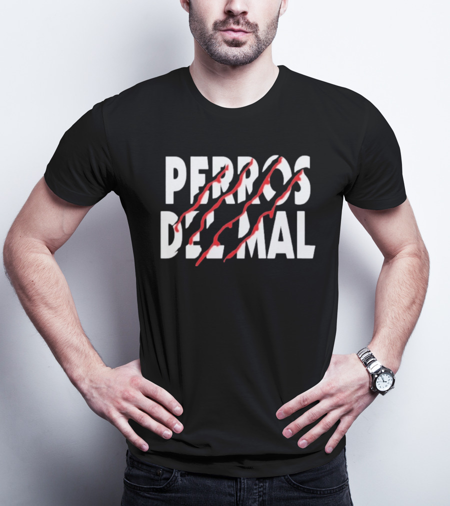 Perros Del Mal Scratch Red Claw Marks T-Shirt