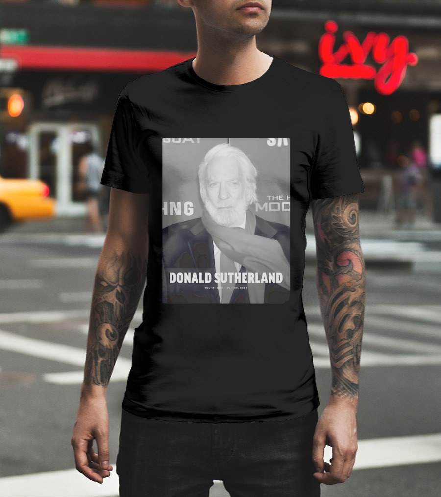 Donald Sutherland 1935 2024 Memorial T-Shirt
