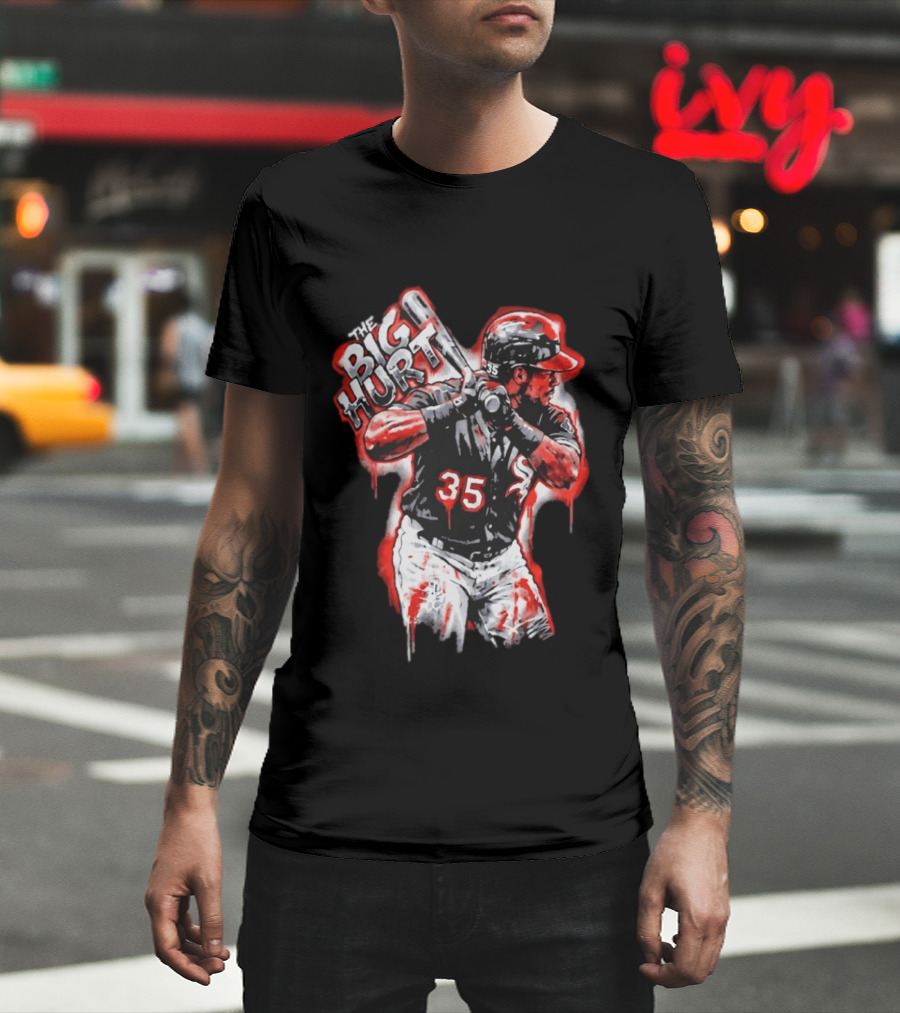 Frank Thomas The Big Hurt 35 Chicago White Sox T-Shirt