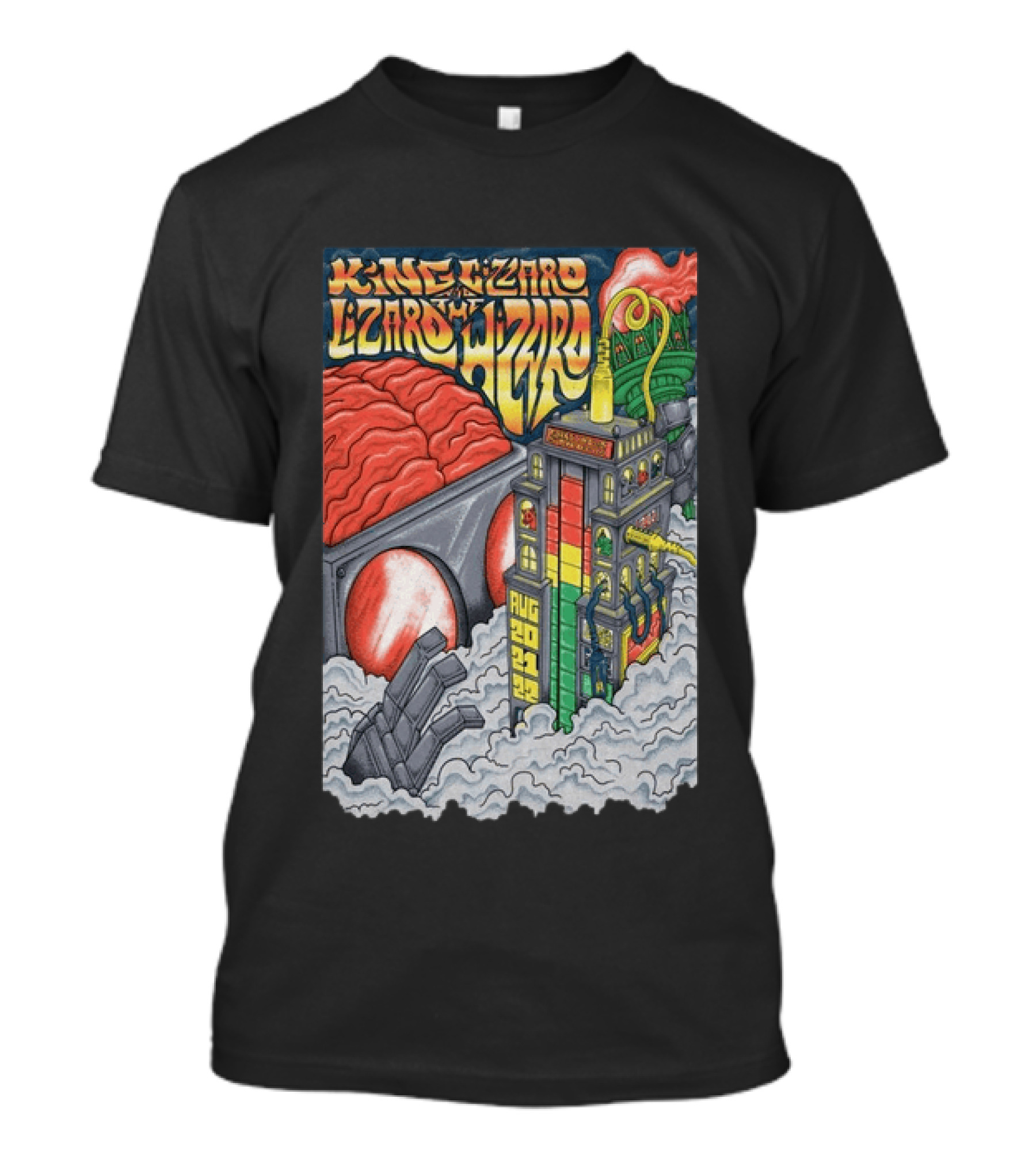 King Gizzard & The Lizard Wizard Forest Hills Stadium Queens NY August 2026 Concert T-Shirt