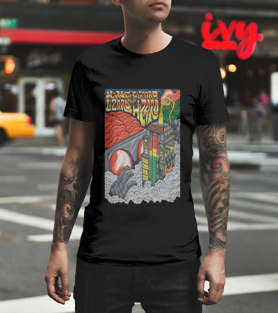 King Gizzard & The Lizard Wizard Forest Hills Stadium Queens NY August 2026 Concert T-Shirt