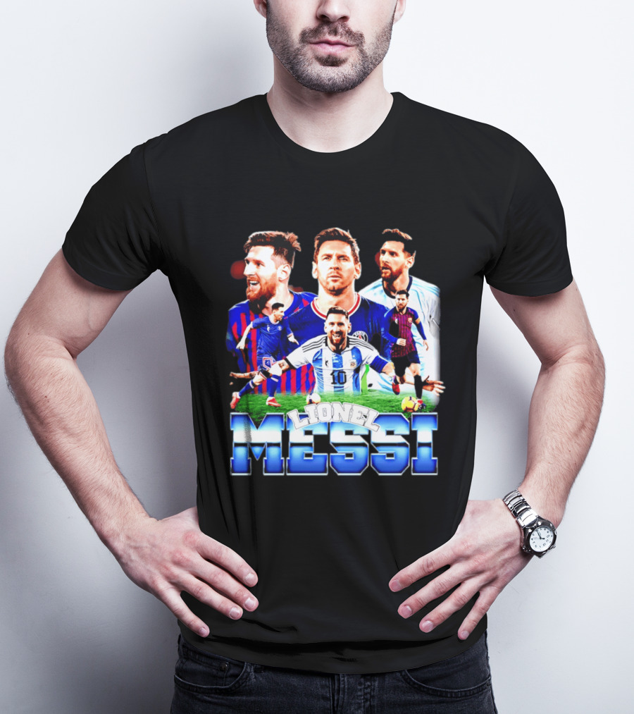 Lionel Messi Barcelona Paris Saint Germain Argentina Football Legend T-Shirt