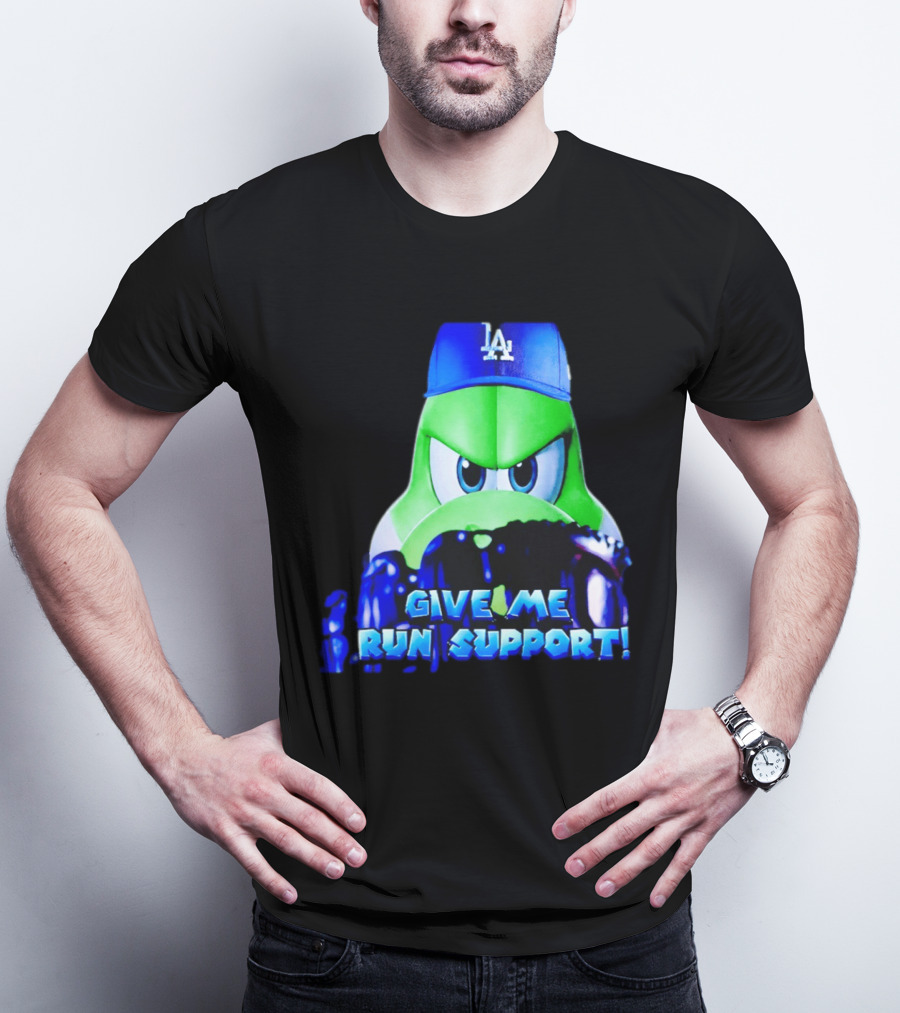 Los Angeles Dodgers Give Me Run Support Yoshi T-Shirt