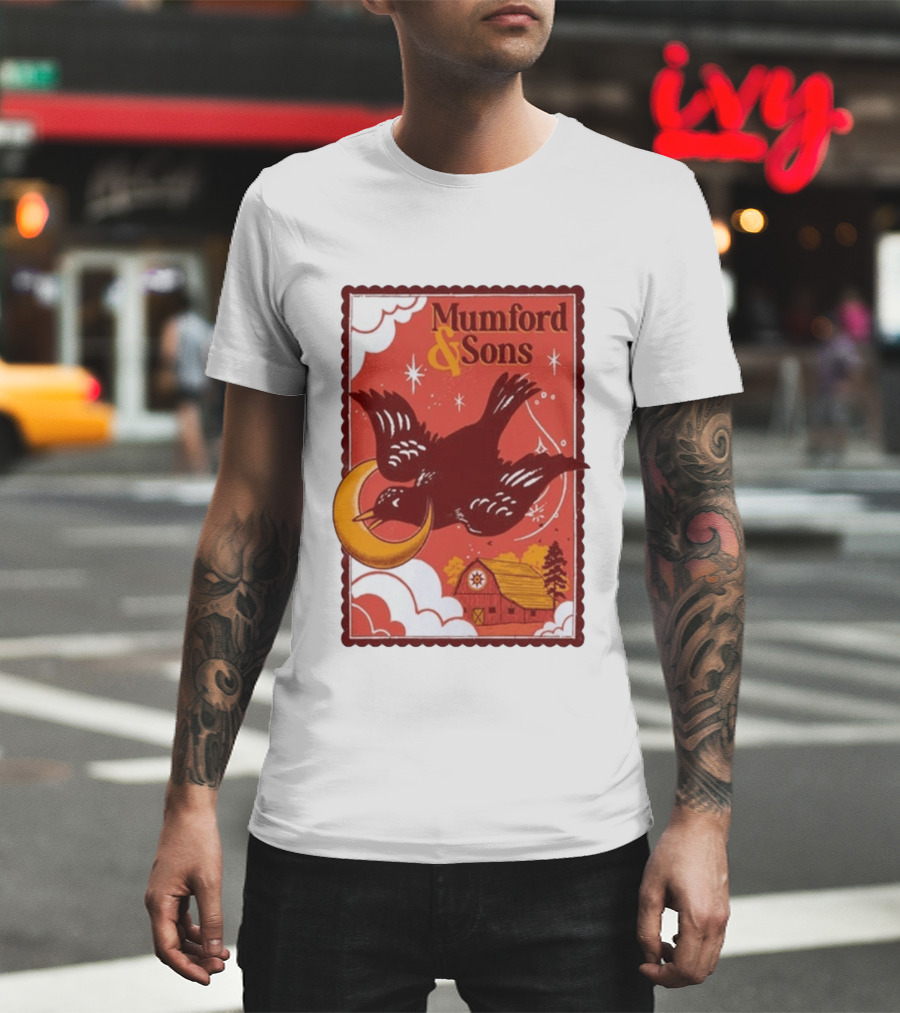 Mumford And Sons Concert June 20 2026 Hershey PA Barn And Bird T-Shirt