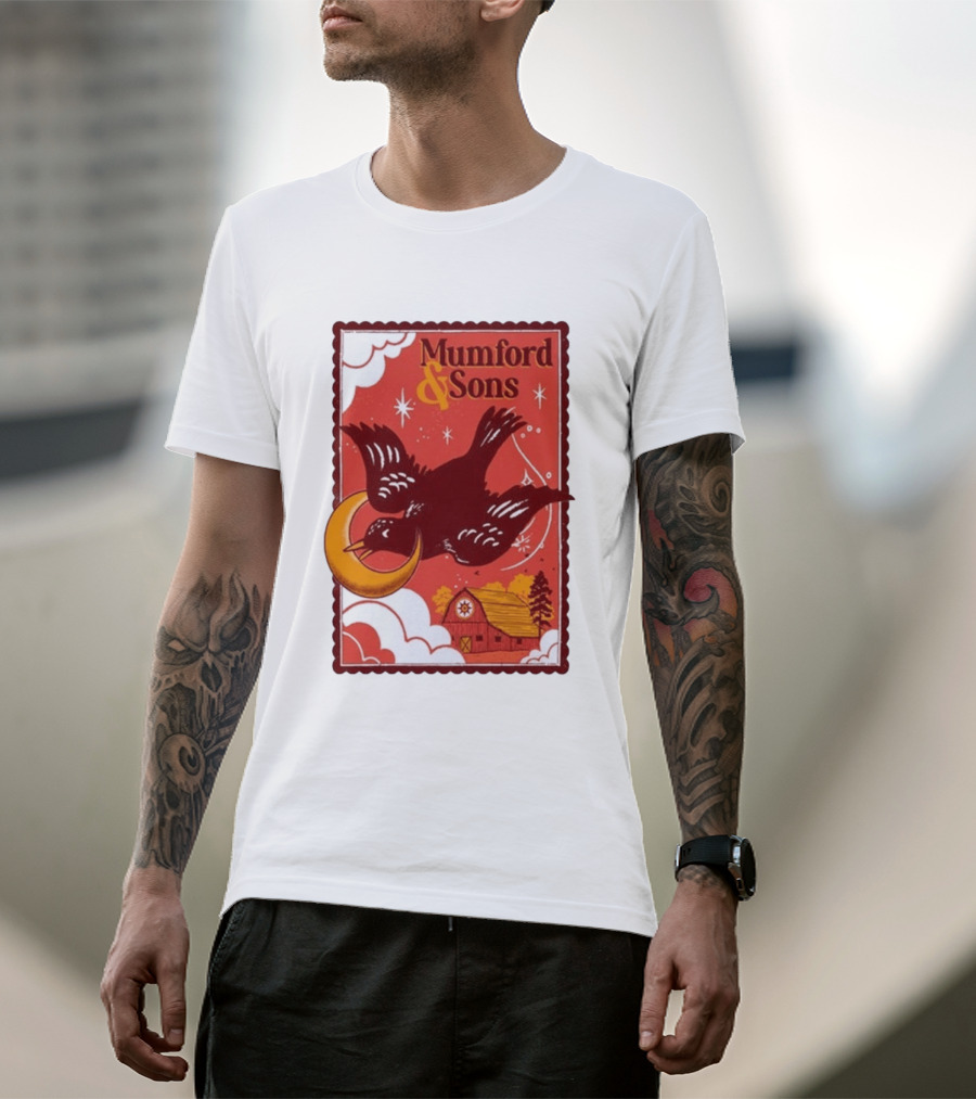 Mumford And Sons Concert June 20 2026 Hershey PA Barn And Bird T-Shirt