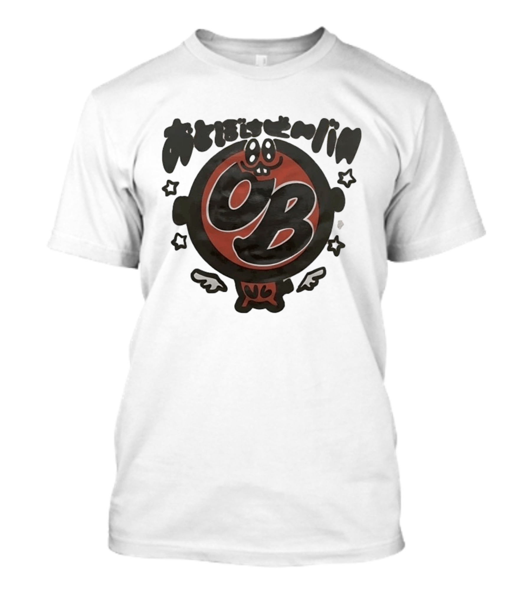 Otoboke Beaver 2026 Tour OB Logo With Cartoon Character And Stars T-Shirt