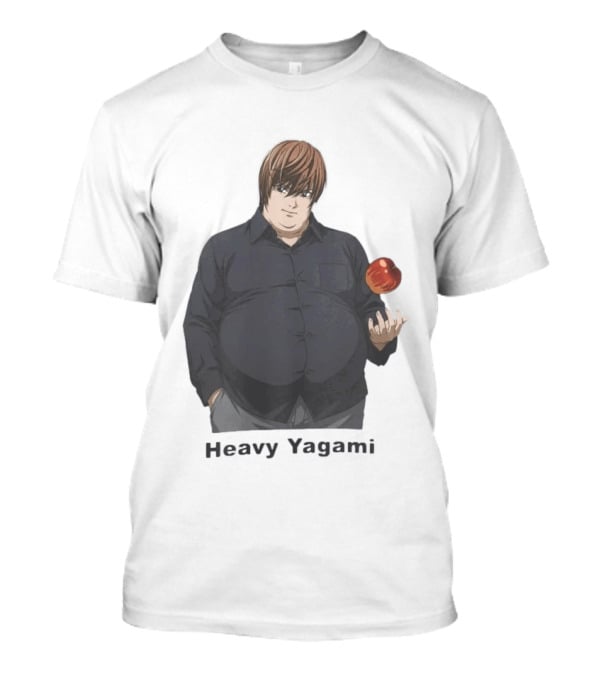Heavy Yagami Light Death Note Apple T-Shirt