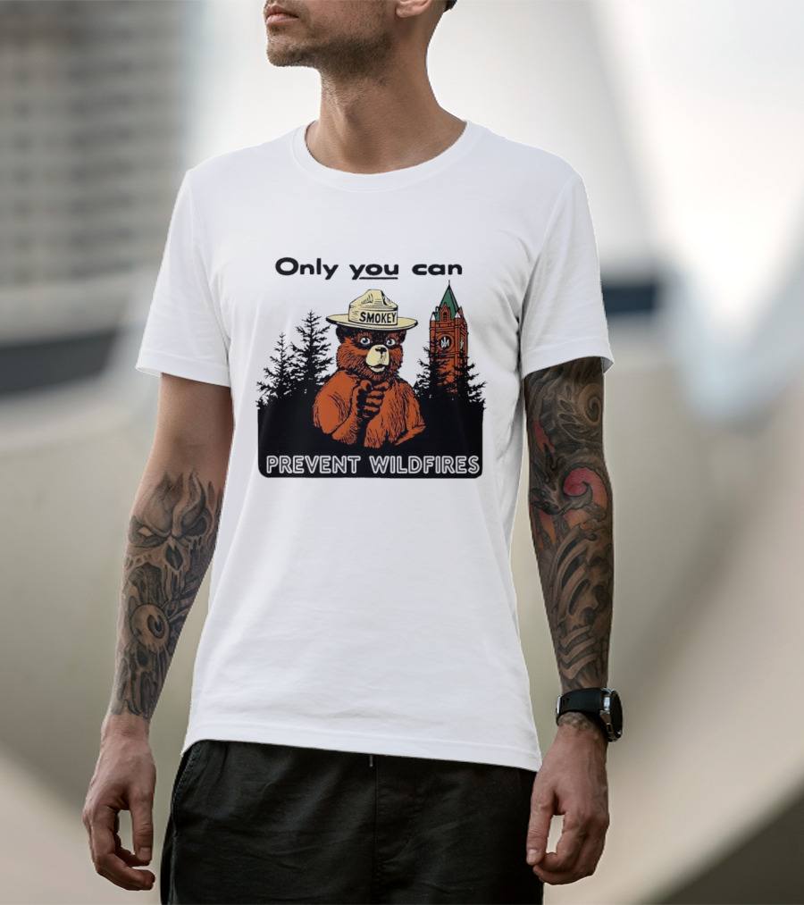 Only You Can Prevent Wildfires Smokey Bear X Montana Collaboration T-Shirt