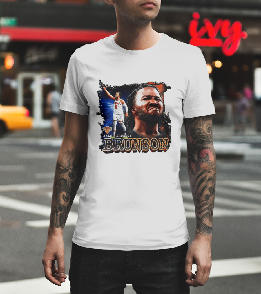 Jalen Brunson New York Knicks NBA Basketball Player Brunson Knicks T-Shirt