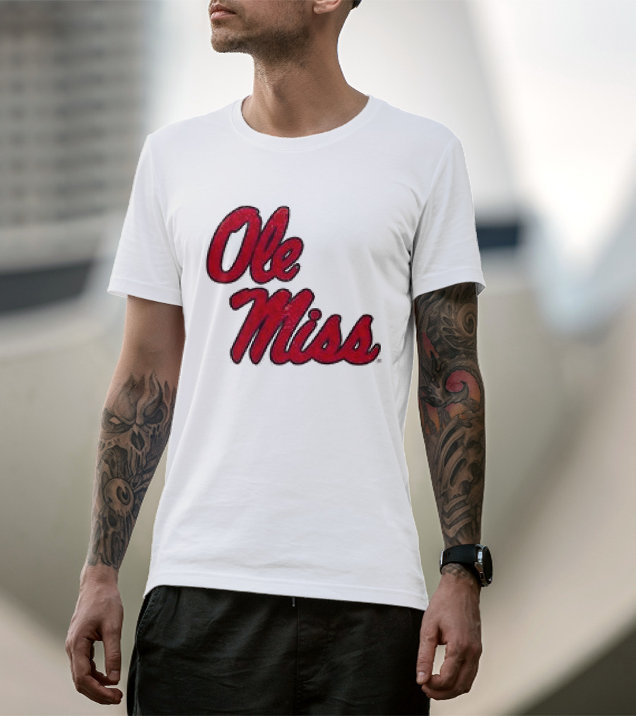 Grateful Dead Ole Miss Rebels Bears Collaboration 2 T-Shirt