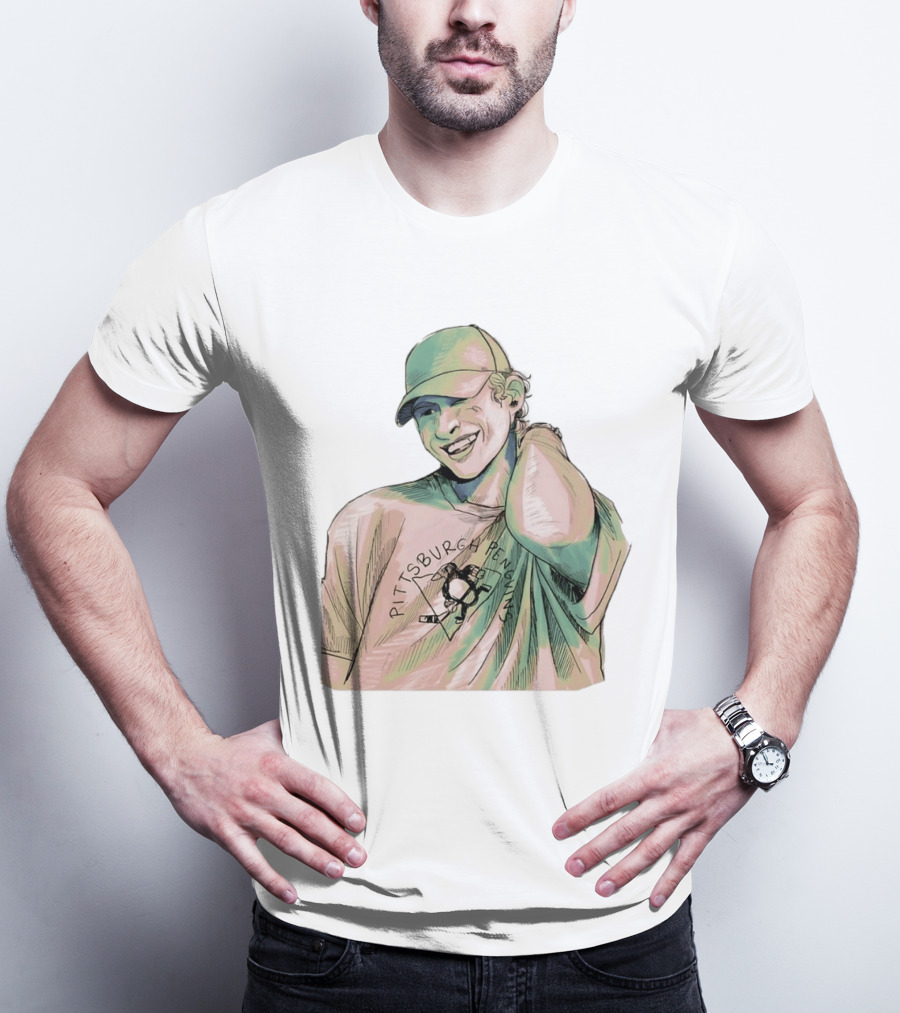 Sidney Crosby Pittsburgh Penguins Hockey Team Player T-Shirt