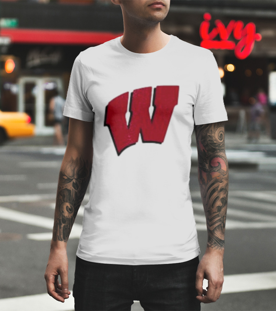 Grateful Dead Bears Wisconsin Badgers Collaboration T-Shirt