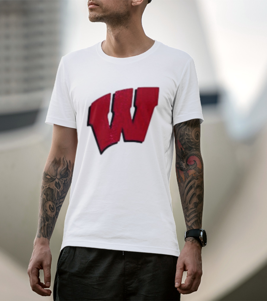 Grateful Dead Bears Wisconsin Badgers Collaboration T-Shirt