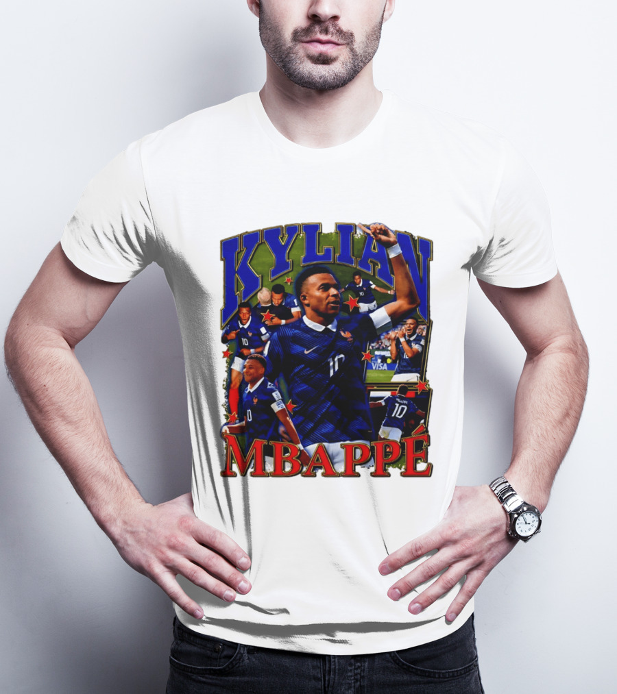Kylian Mbappe France National Team Star Player Highlights Number 10 T-Shirt