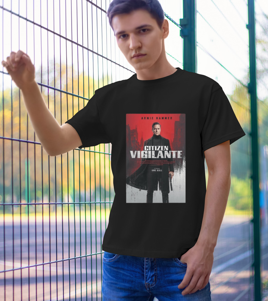 Armie Hammer Citizen Vigilante Film By Uwe Boll T-Shirt