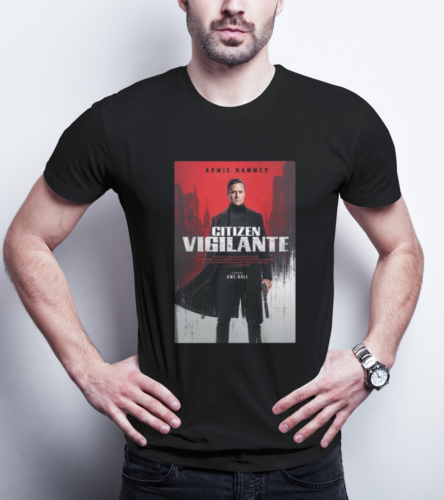 Armie Hammer Citizen Vigilante Film By Uwe Boll T-Shirt
