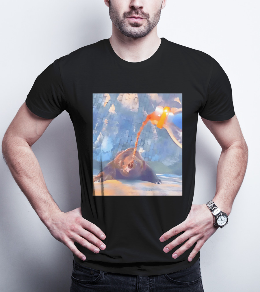 Bear Cola Bottle Wildlife Nature Animal Beverage Refreshment Zoo T-Shirt