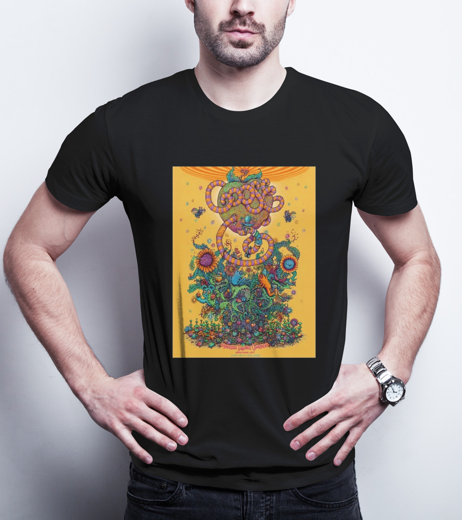 Goose Madison Square Garden New York June 19 And 20 2026 Event Psychedelic Floral T-Shirt