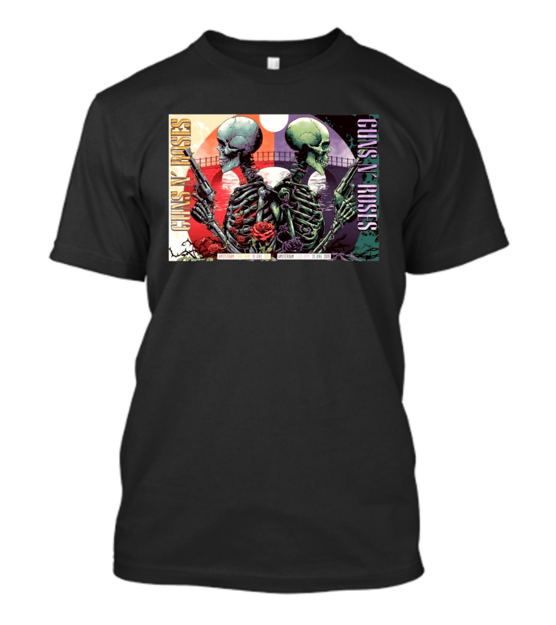 Guns N' Roses Amsterdam Ziggo Dome June 18 And 20 2026 Event T-Shirt