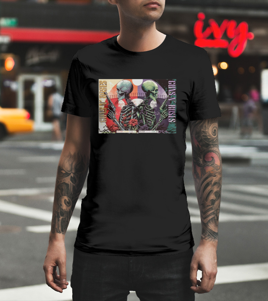 Guns N' Roses Amsterdam Ziggo Dome June 18 And 20 2026 Event T-Shirt