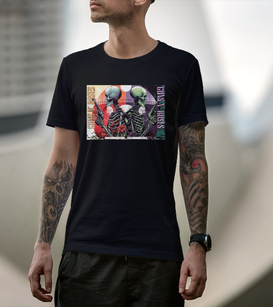 Guns N' Roses Amsterdam Ziggo Dome June 18 And 20 2026 Event T-Shirt