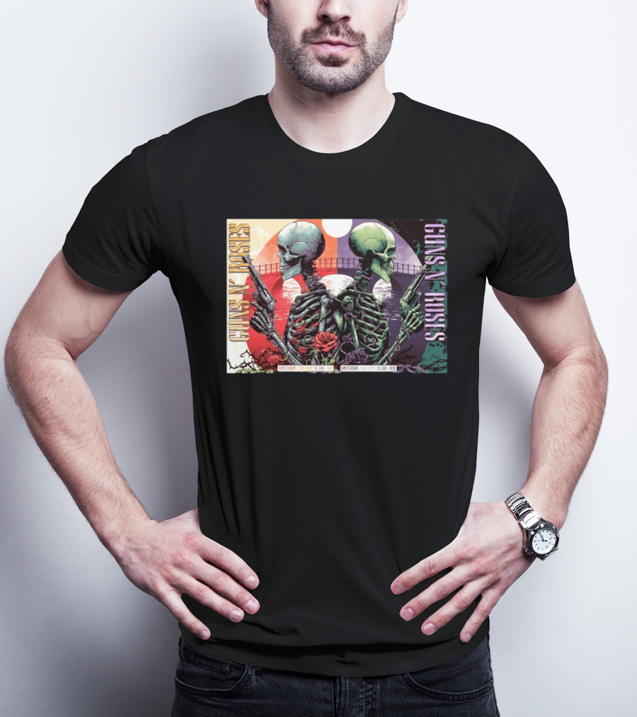 Guns N' Roses Amsterdam Ziggo Dome June 18 And 20 2026 Event T-Shirt