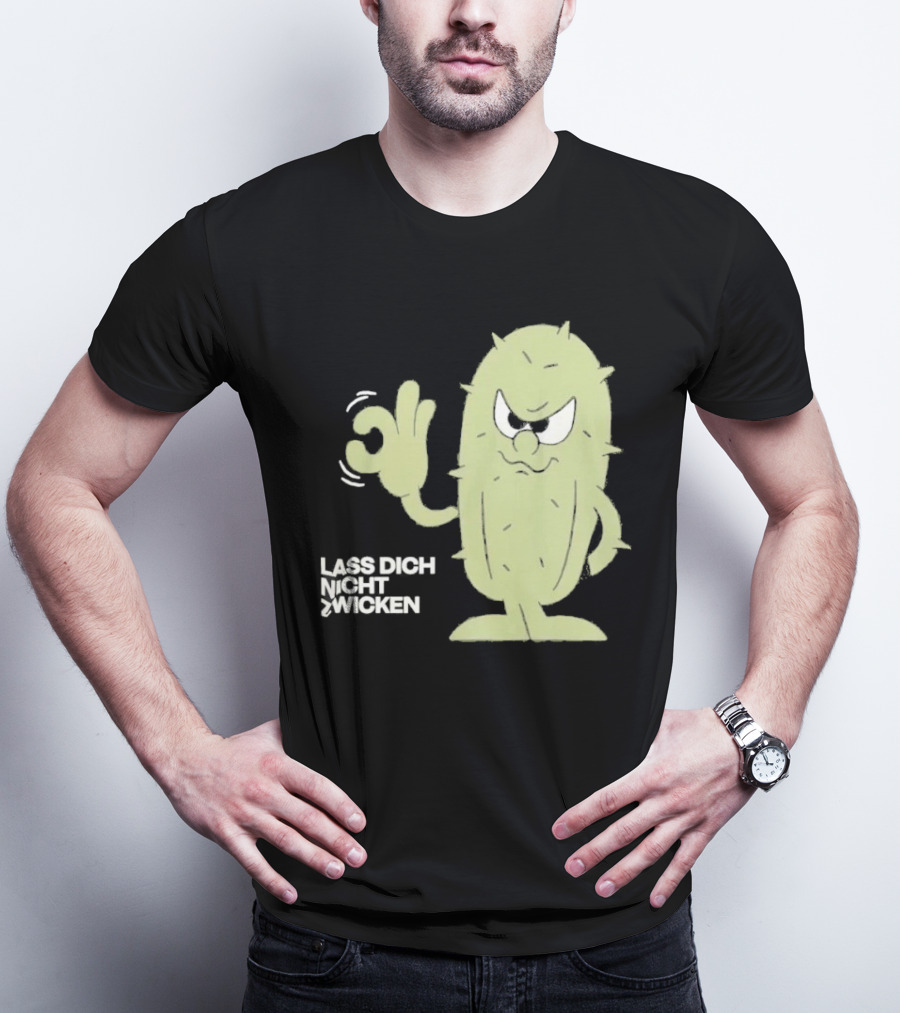 Lustiger Kaktus Lass Dich Nicht Zwicken T-Shirt