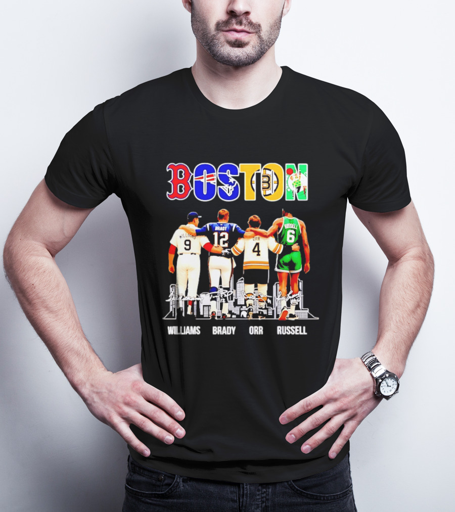 Boston Williams Brady Orr Russell Sports Legends T-Shirt
