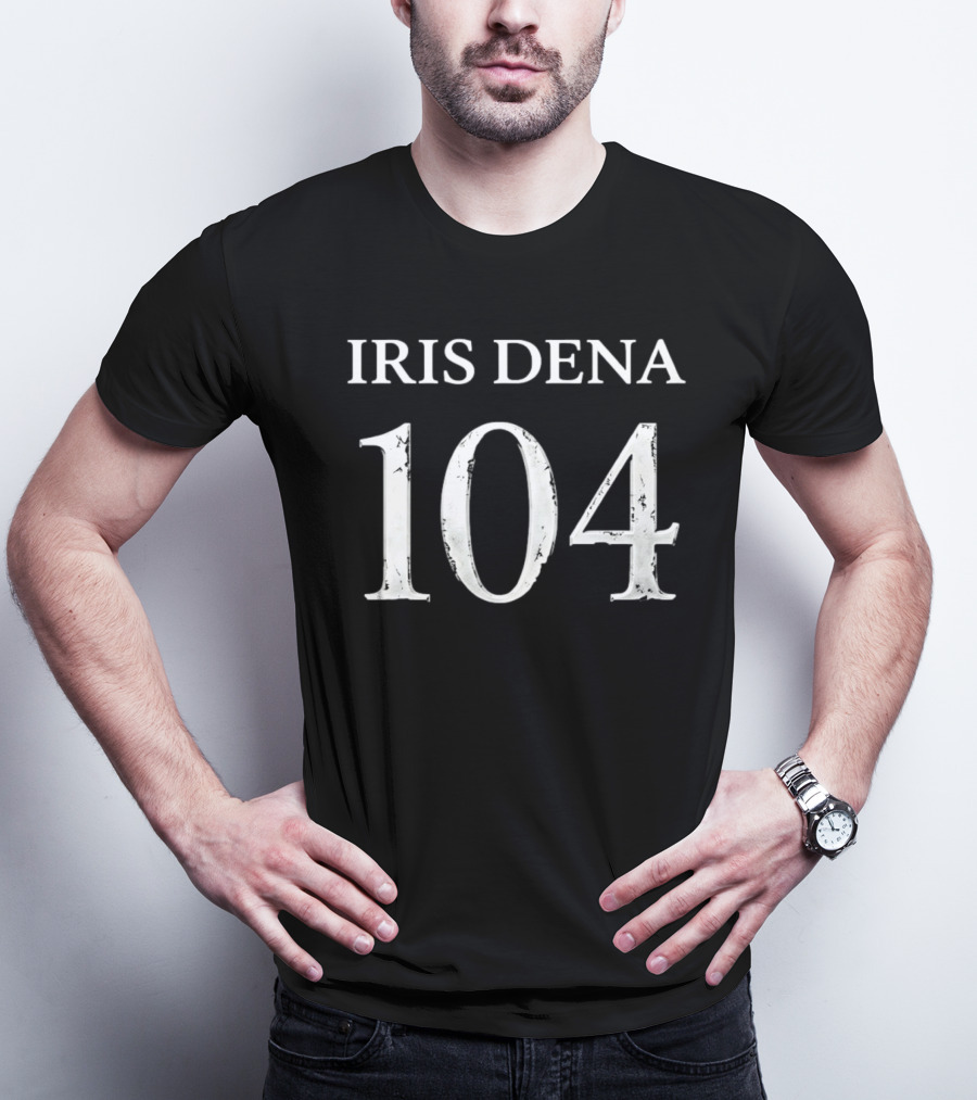 IRIS DENA 104 Metallic Numbers T-Shirt