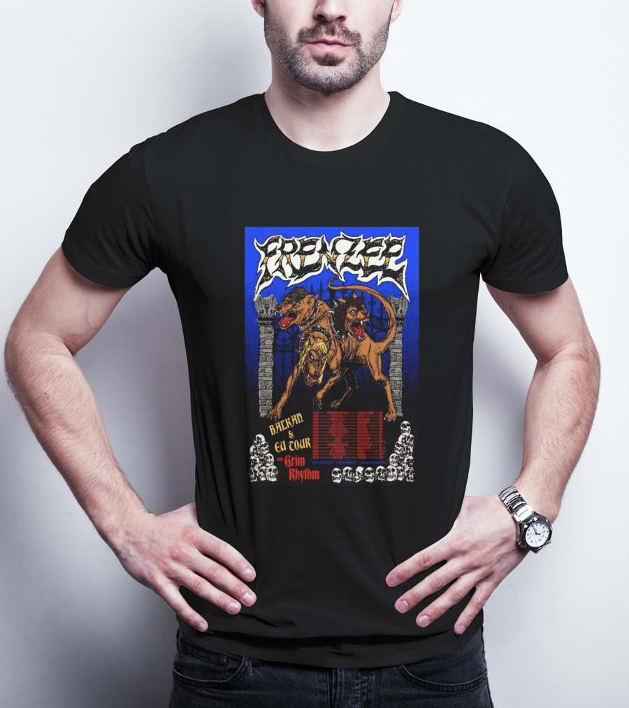 Frenzee Balkan And EU Tour 2026 With Grim Rhythm T-Shirt