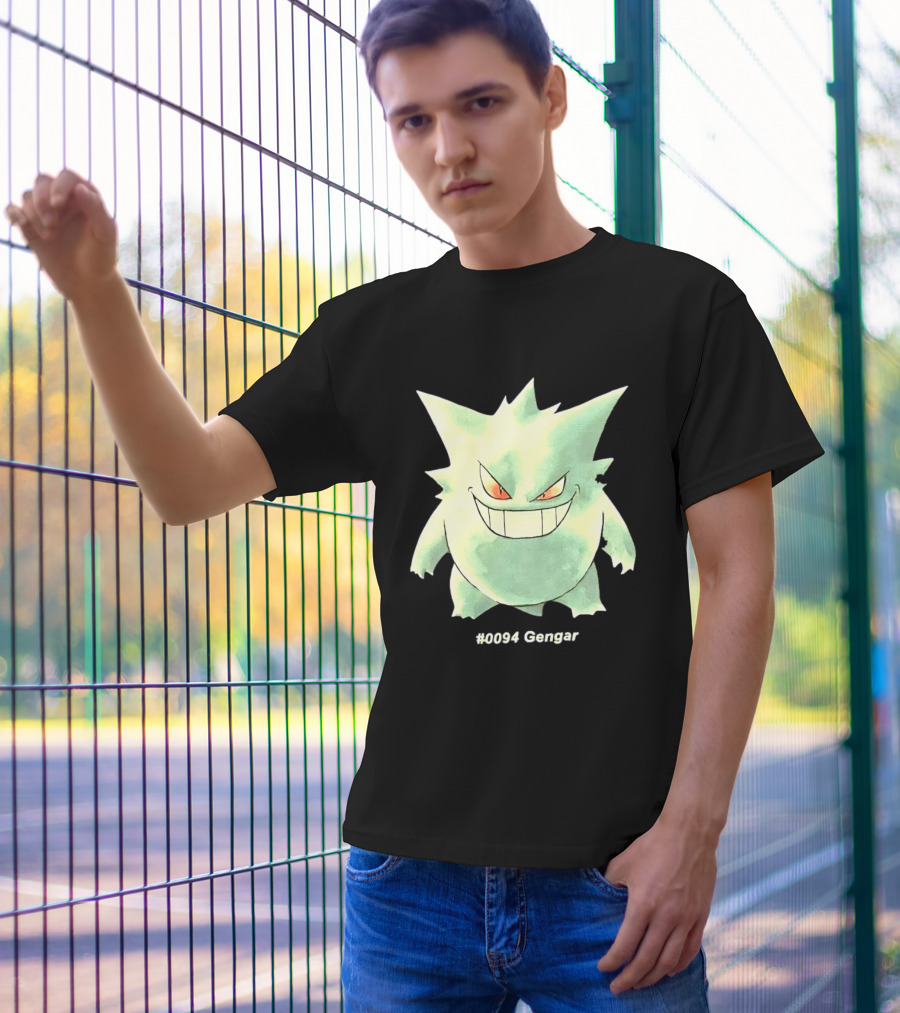 Gengar Pokemon 0094 Shadow Pokemon Ghost Type T-Shirt