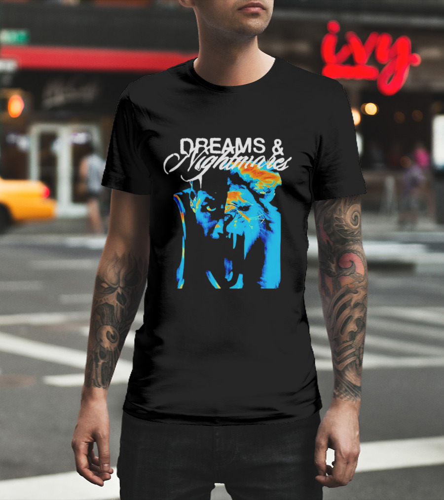 LeBron James Los Angeles Lakers Dreams Nightmares Watercolor Artistry T-Shirt