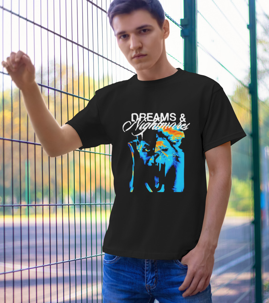 LeBron James Los Angeles Lakers Dreams Nightmares Watercolor Artistry T-Shirt