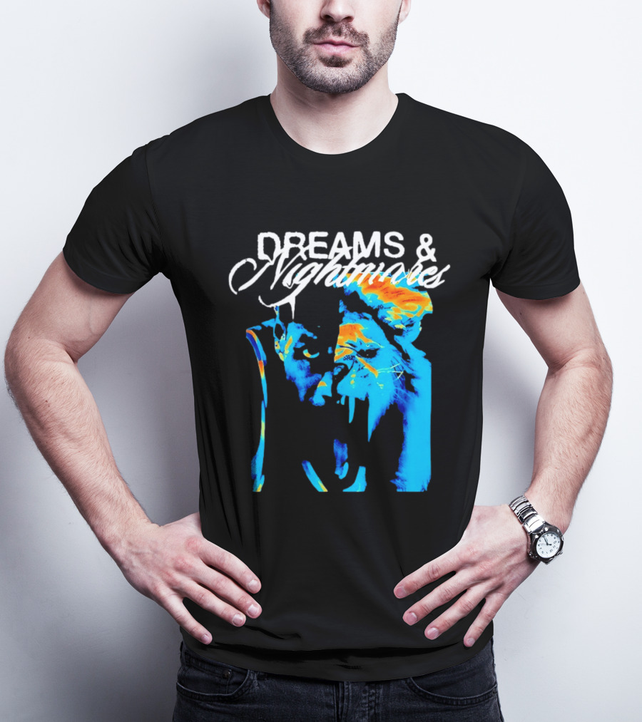 LeBron James Los Angeles Lakers Dreams Nightmares Watercolor Artistry T-Shirt