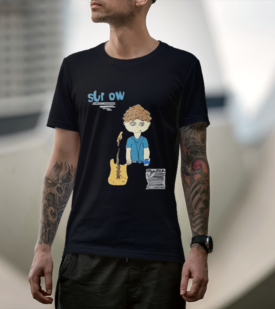Sorrow Very Sorrow Days Blue Guitar T-Shirt