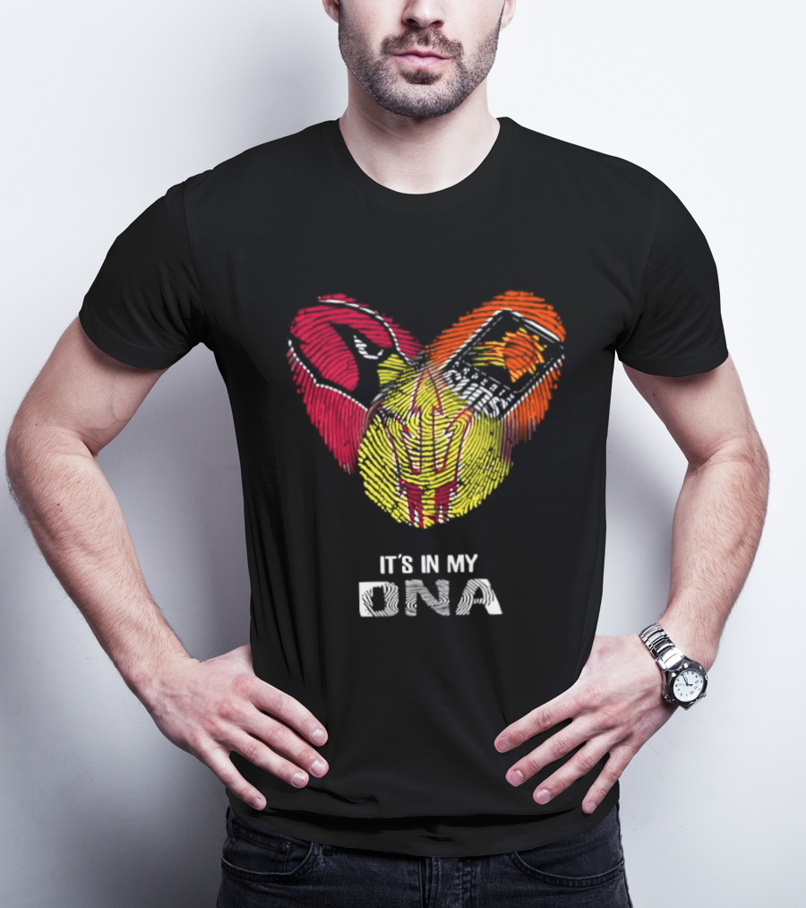 St. Louis Cardinals Phoenix Suns Arizona State Sun Devils It's In My DNA T-Shirt