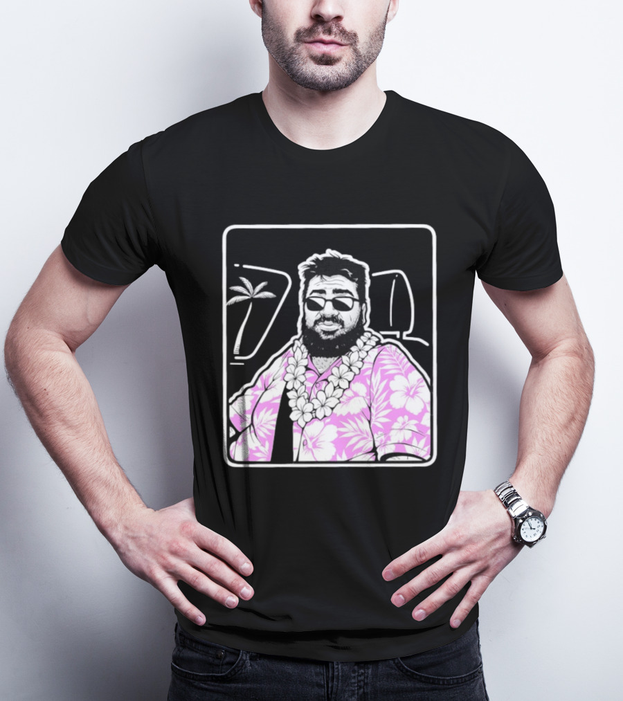 Summer Armenian Cory Tropical Vibes Hawaiian Palm Tree And Sunglasses T-Shirt