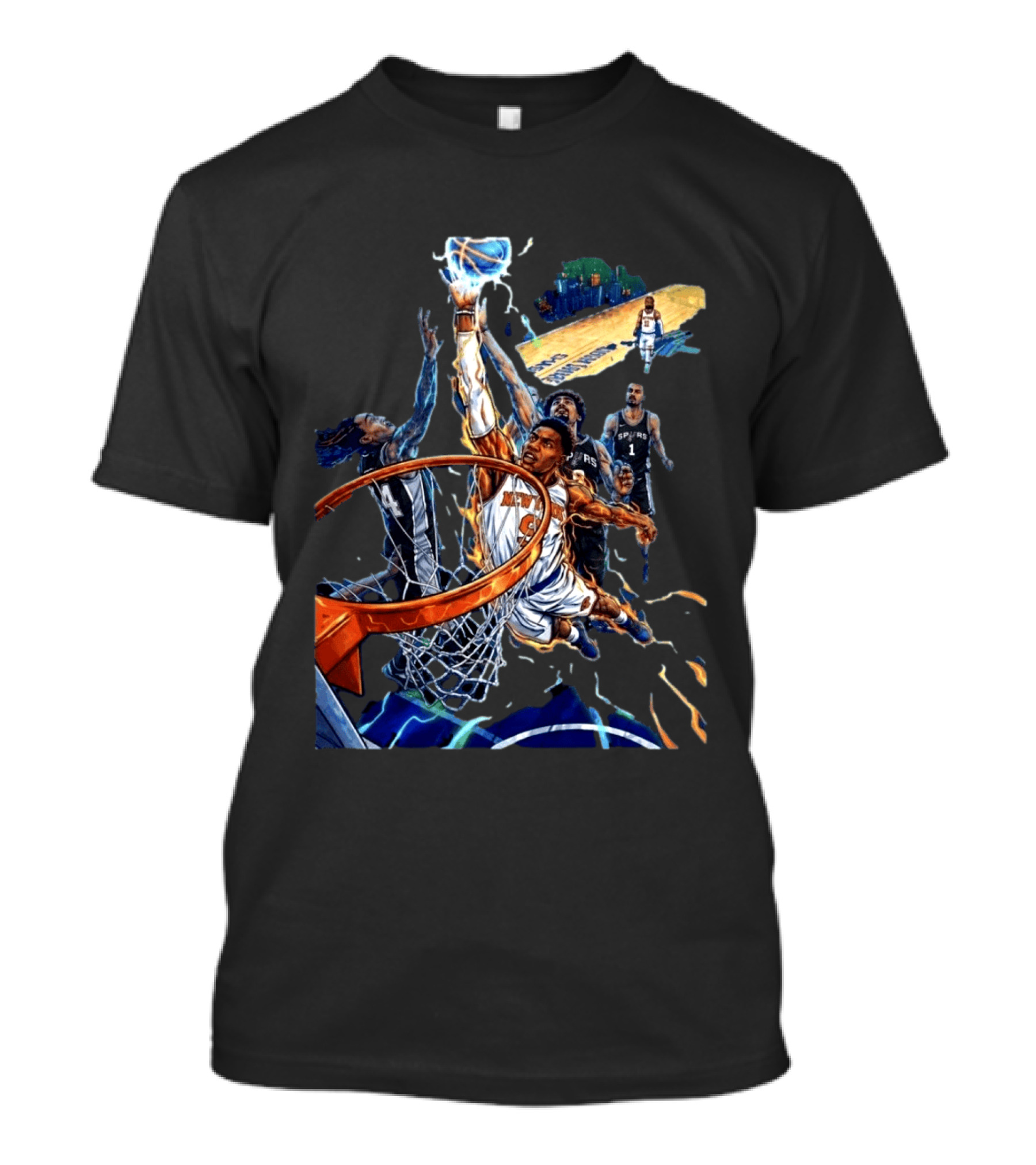 NBA Dunk NYC Knicks 2026 Showdown Championship Playoffs T-Shirt
