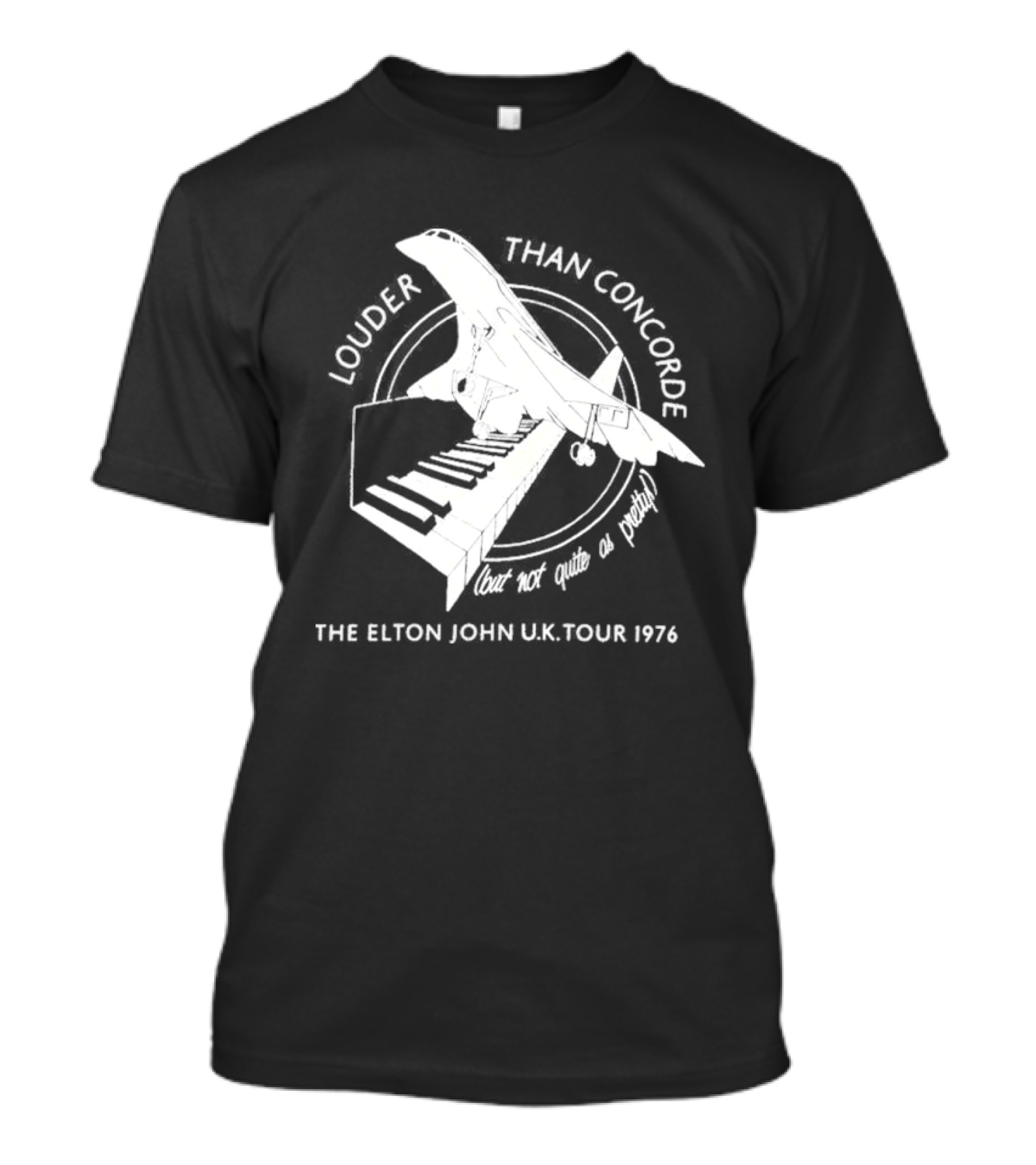 Louder Than Concorde The Elton John UK Tour 1976 T-Shirt