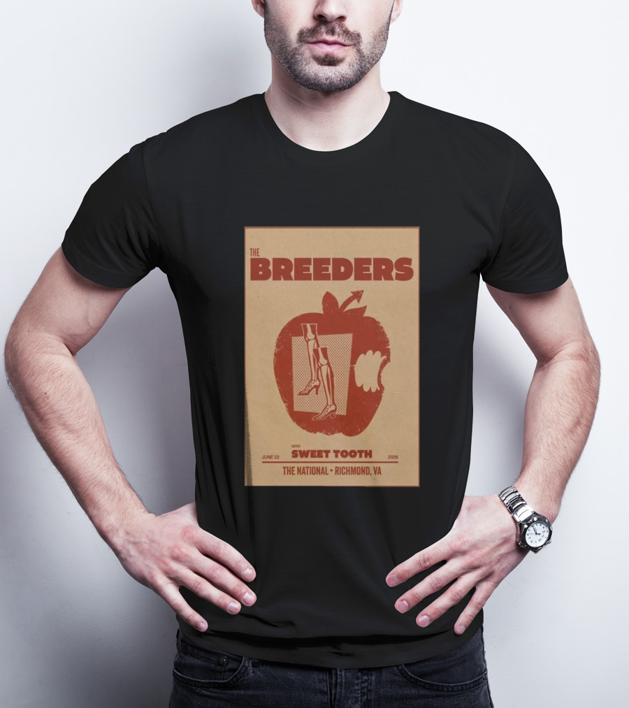 The Breeders Sweet Tooth June 22 2026 Richmond The National T-Shirt
