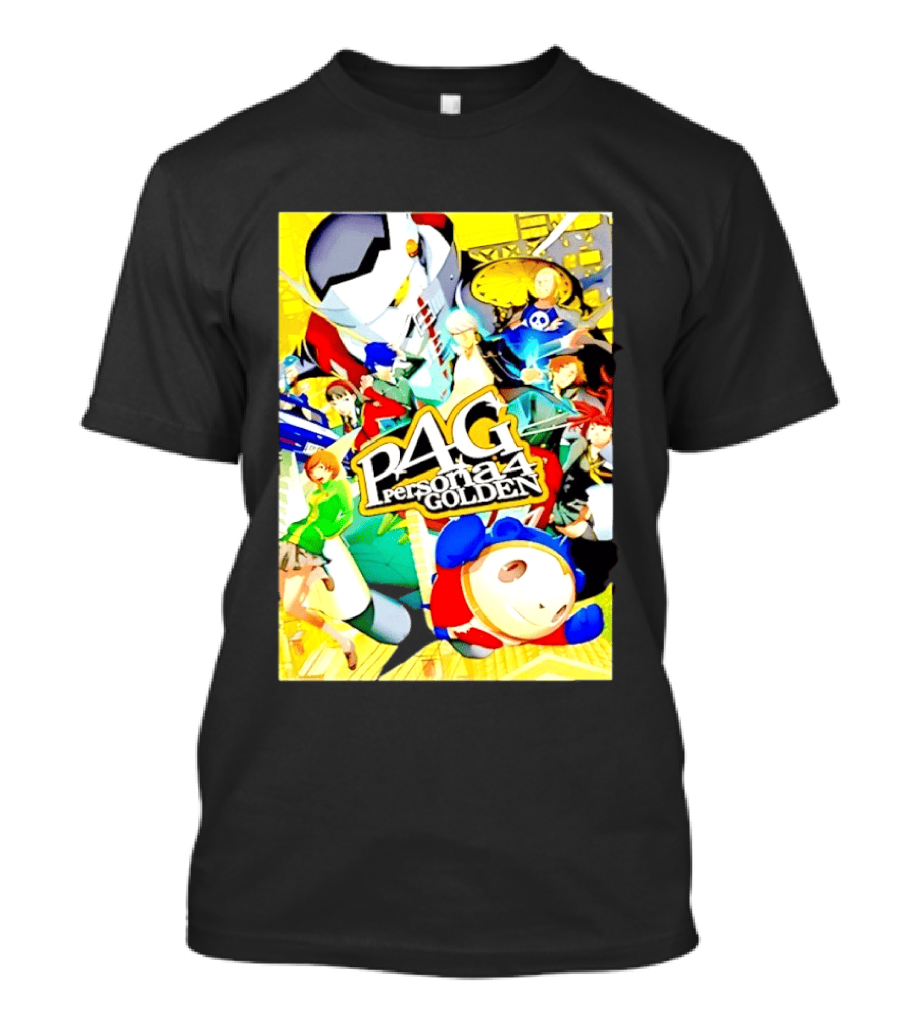 Persona 4 Golden P4G Main Cast Izanagi Teddie Kanji Naoto Chie Yosuke Yukiko Margaret T-Shirt
