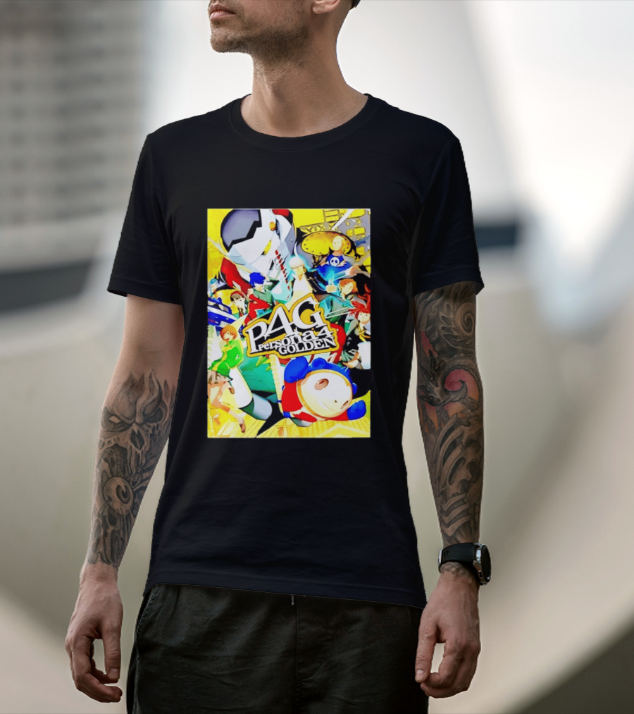 Persona 4 Golden P4G Main Cast Izanagi Teddie Kanji Naoto Chie Yosuke Yukiko Margaret T-Shirt