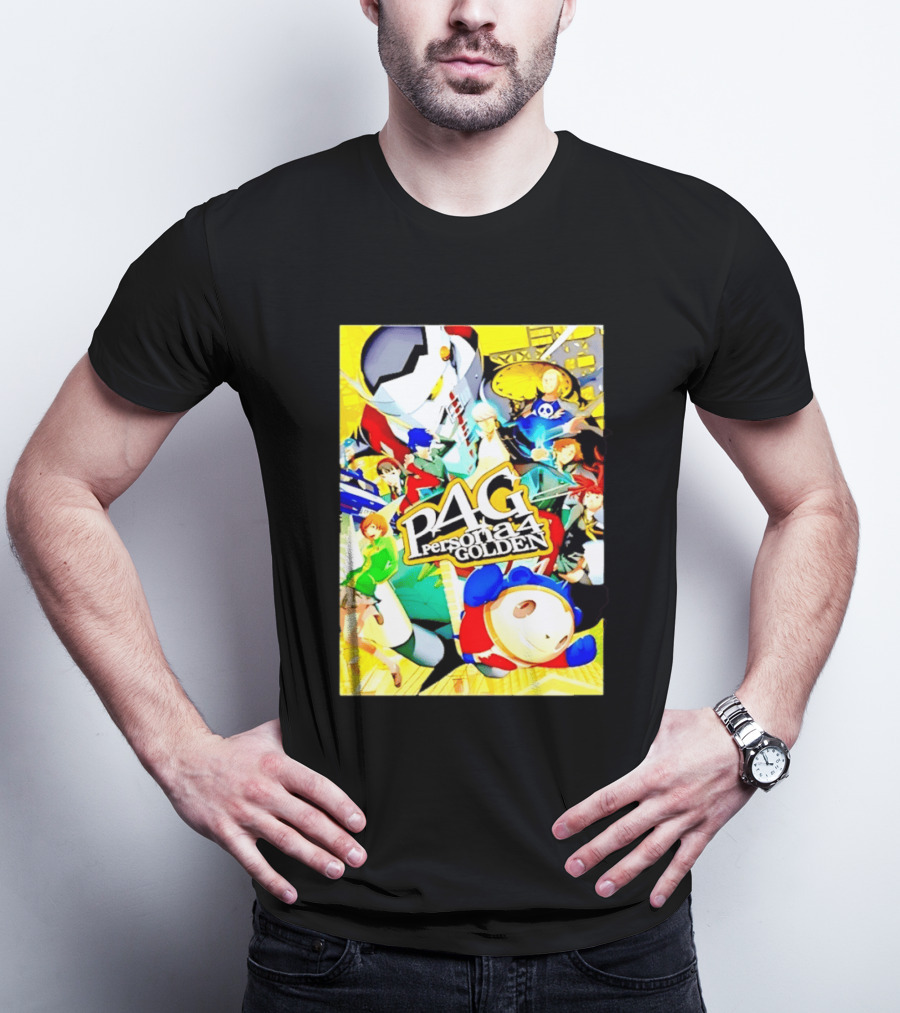 Persona 4 Golden P4G Main Cast Izanagi Teddie Kanji Naoto Chie Yosuke Yukiko Margaret T-Shirt