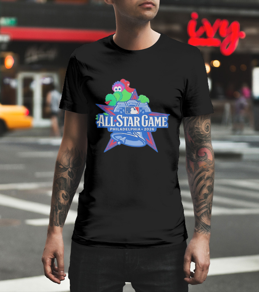 Phillie Phanatic All Star Game Philadelphia 2026 MLB T-Shirt