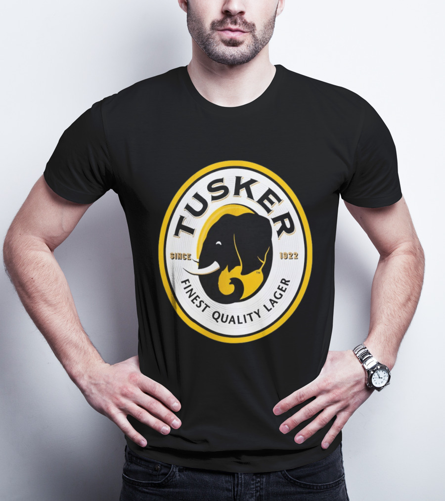 Tusker Elephant Finest Quality Lager Since 1922 T-Shirt