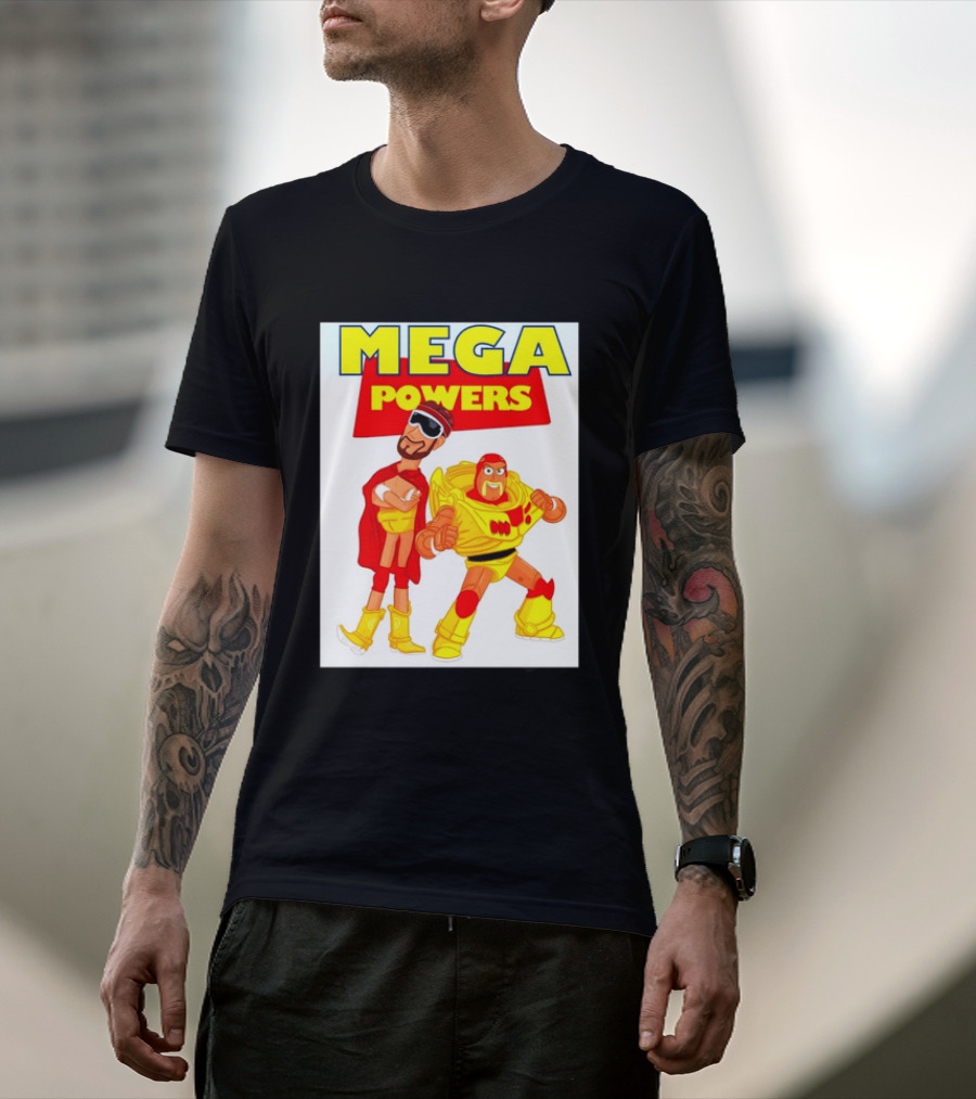 Randy Macho Man Savage Buzz Lightyear Hulk Hogan Toy Story WWE Mega Powers T-Shirt