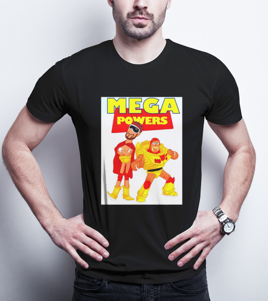 Randy Macho Man Savage Buzz Lightyear Hulk Hogan Toy Story WWE Mega Powers T-Shirt